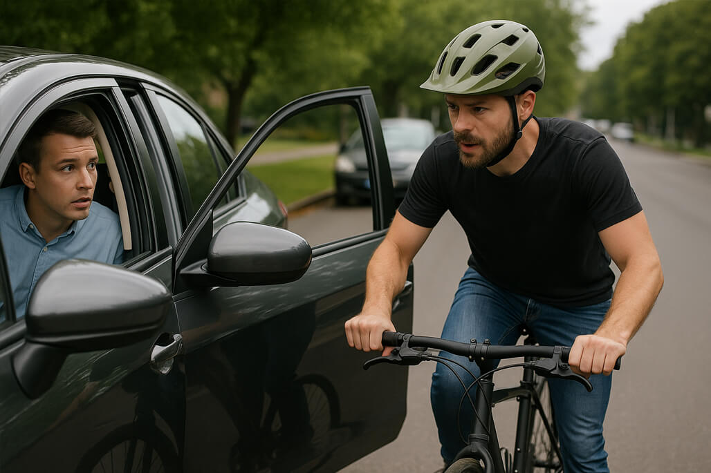 Dooring Accidents: When Drivers and Passengers Put Cyclists at Risk | Kishinevsky Law Firm, PLLC